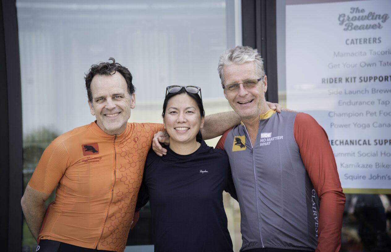 Growling Beaver Brevet sponsored with gratitude - Parkinson Canada